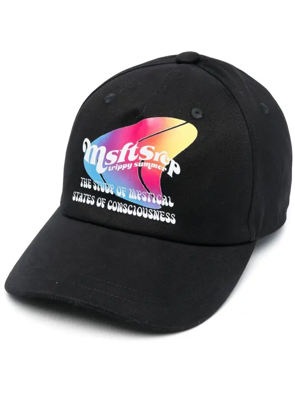 MSFTS Graphic-print Baseball Cap - Black
