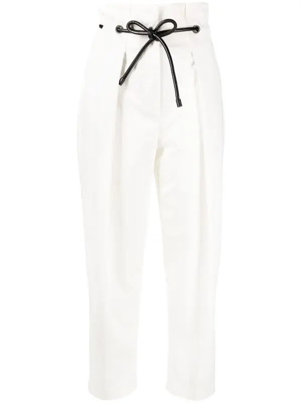 3.1 Phillip Lim Origami Pleated Trousers - White