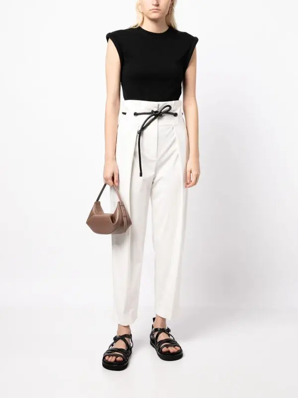 3.1 Phillip Lim Origami Pleated Trousers - White