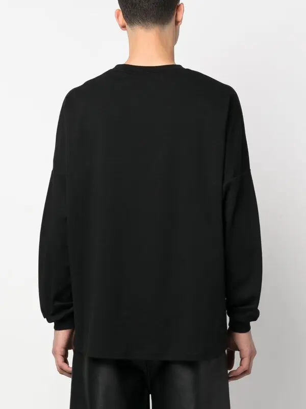 Gcds Long-sleeved Logo-print T-shirt