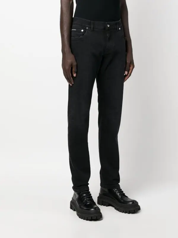 Dolce & Gabbana Mid-rise Skinny Jeans - Black