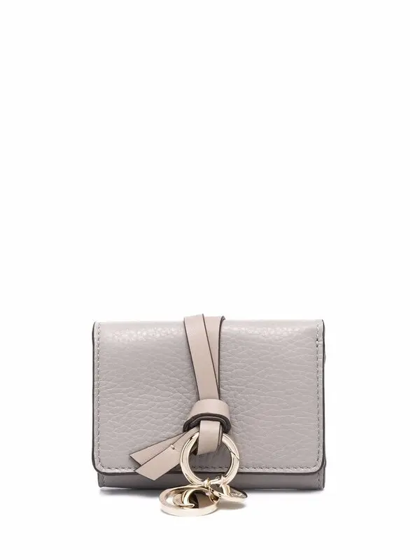 Chloé Alphabet Tri-fold Wallet - Grey