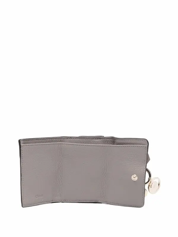 Chloé Alphabet Tri-fold Wallet - Grey