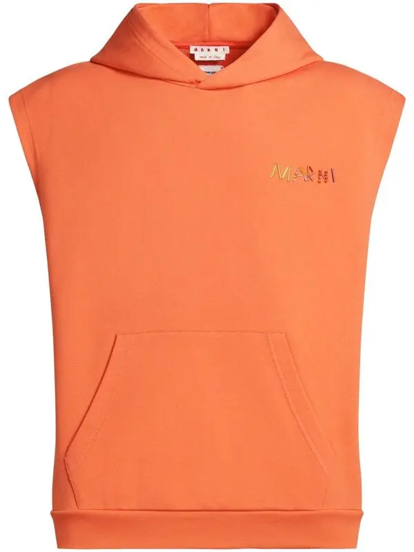 Marni Logo Sleeveless Sweatshirt