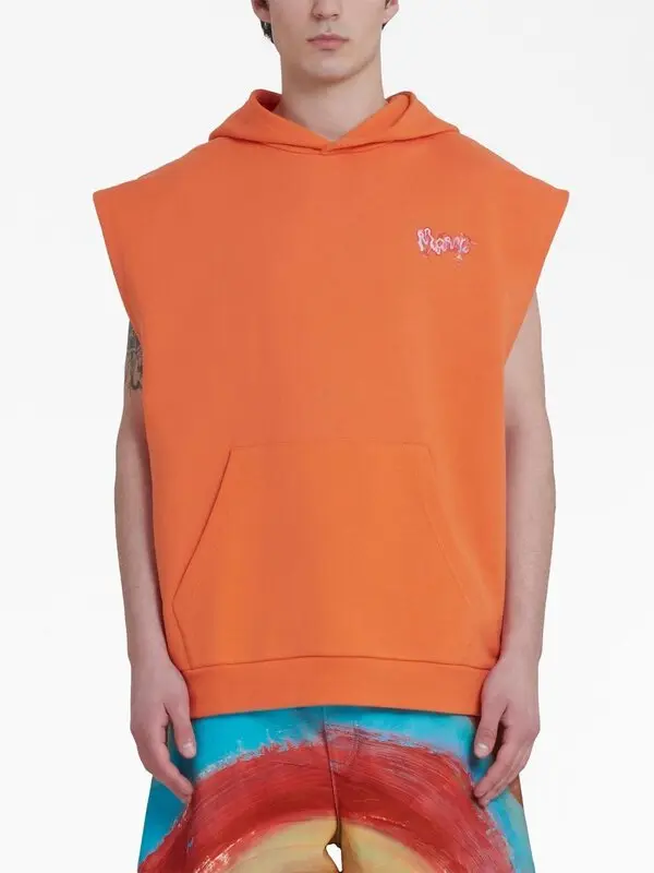 Marni Logo Sleeveless Sweatshirt