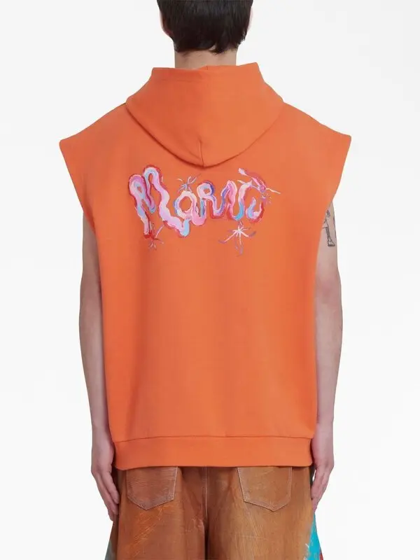 Marni Logo Sleeveless Sweatshirt
