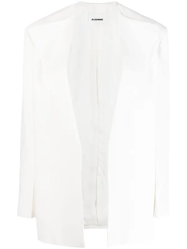JIL SANDER Tailored Jacket - White