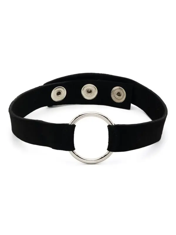 MANOKHI Marla Suede Choker Necklace - Black