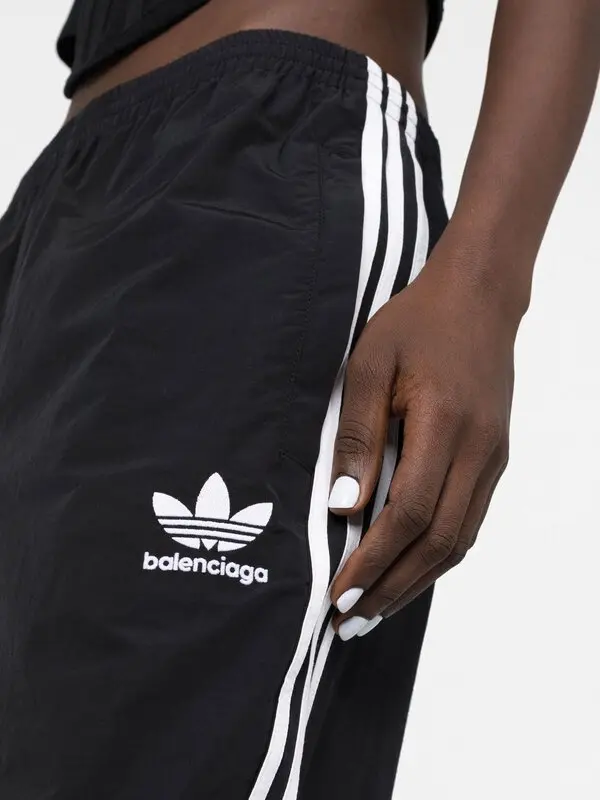 Balenciaga X Adidas Side-Stripe Track Pants In Black 20% Off