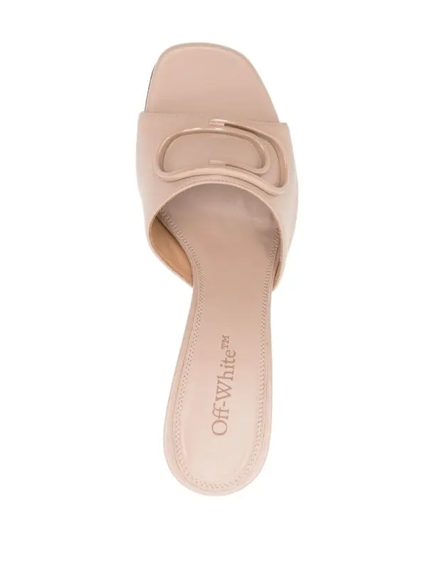 Off-White Pop Paperclip High Heel Sandals