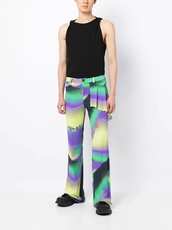 Natasha Zinko Gradient-print Trousers
