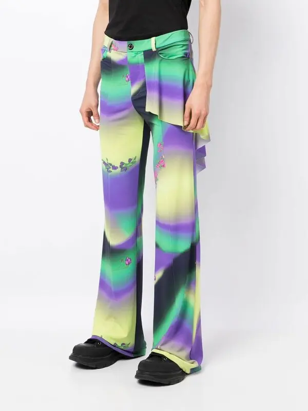 Natasha Zinko Gradient-print Trousers