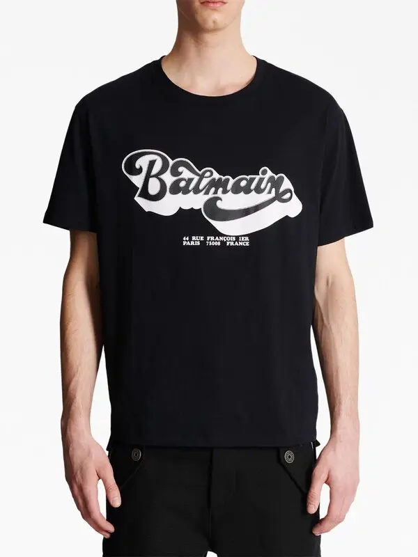 Balmain 70s Logo-print T-shirt