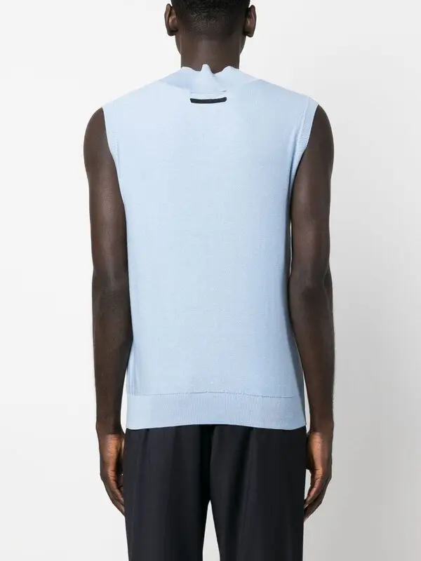 Viktor & Rolf Cable Knit V-neck Vest