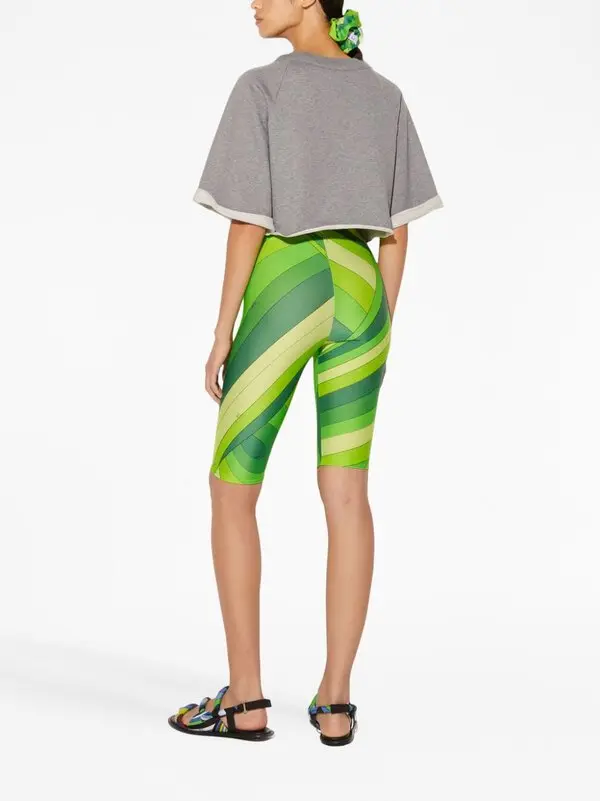 Emilio Pucci Melange-effect Cropped Top