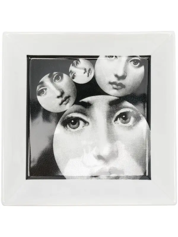 FORNASETTI Tema E Variazioni N.242 Plate - White