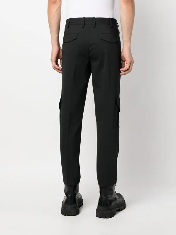 Neil Barrett Cargo Cotton Trousers - Black