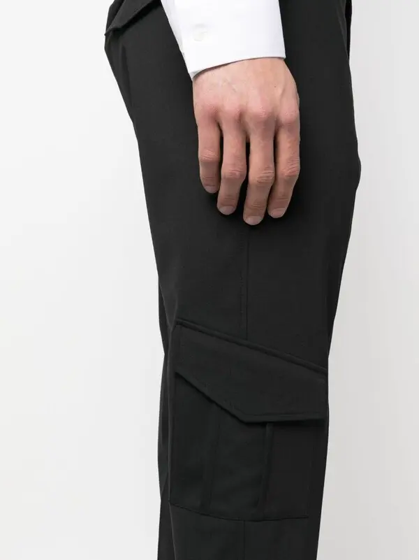 Neil Barrett Cargo Cotton Trousers - Black
