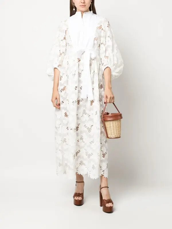 Erdem Nairne Floral-lace Midi Dress