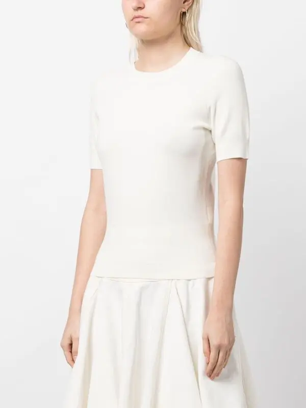 3.1 Phillip Lim Crepe-texture Short-sleeve Top
