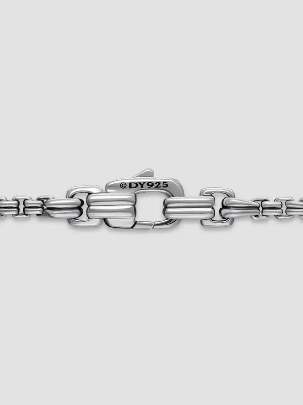 David Yurman The Chain Collection Sterling Small Double Box Chain Necklace