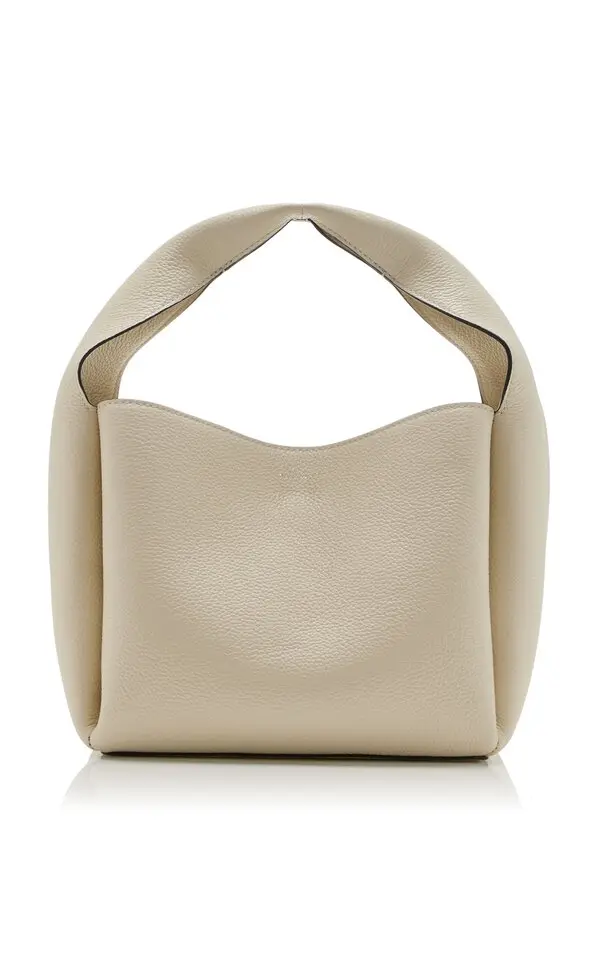 TOTEME Leather Bucket Bag - White