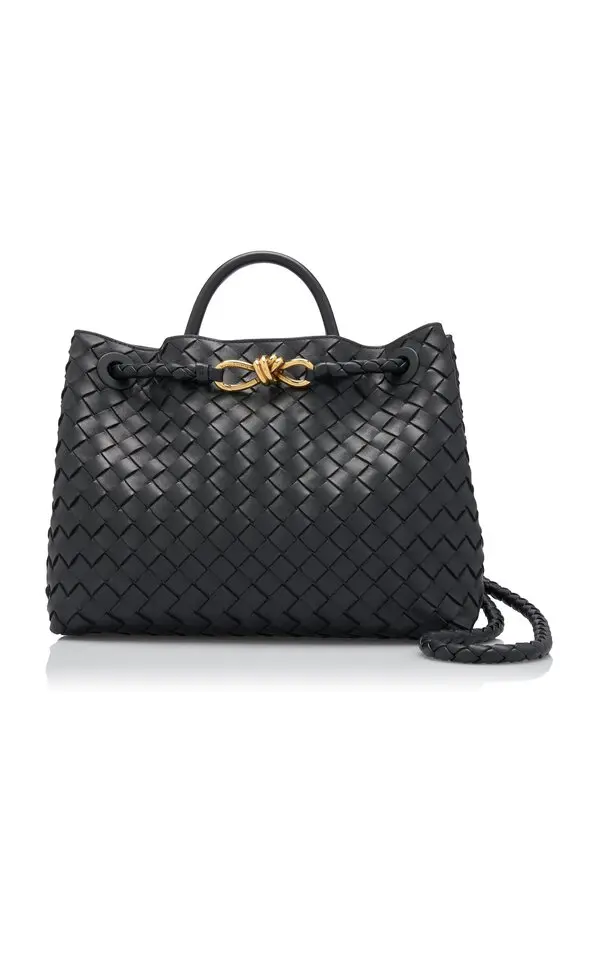 Bottega Veneta Medium Andiamo Intrecciato Leather Tote