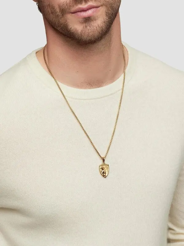 David Yurman St. Michael 18k Amulet