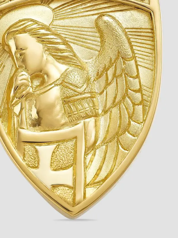 David Yurman St. Michael 18k Amulet