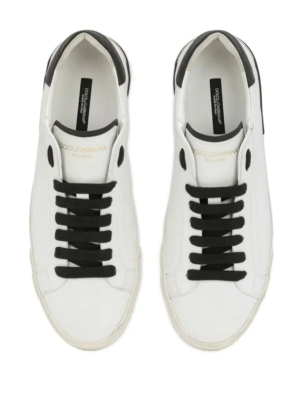 Dolce & Gabbana Portofino Low-top Sneakers - White
