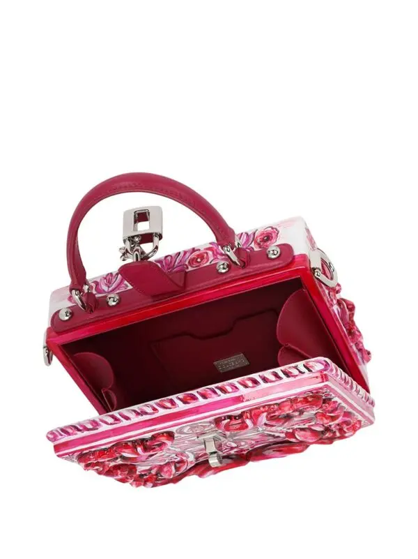 Dolce & Gabbana Majolica-print Dolce Box Shoulder Bag