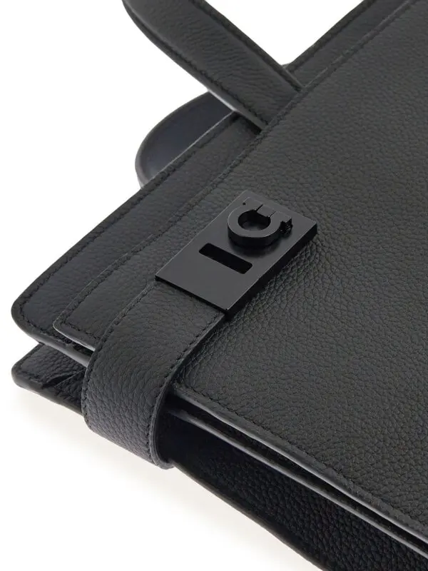 FERRAGAMO Briefcase With Hug Buckle
