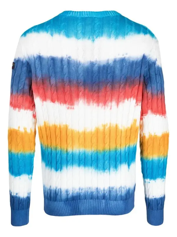 Paul & Shark Tie-dye Cotton Jumper