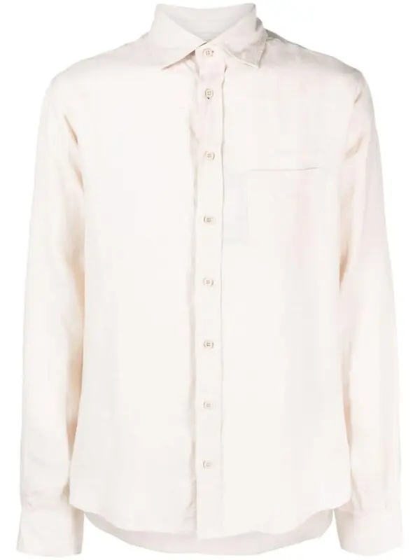 Sease Button-up Hemp Shirt - Neutrals