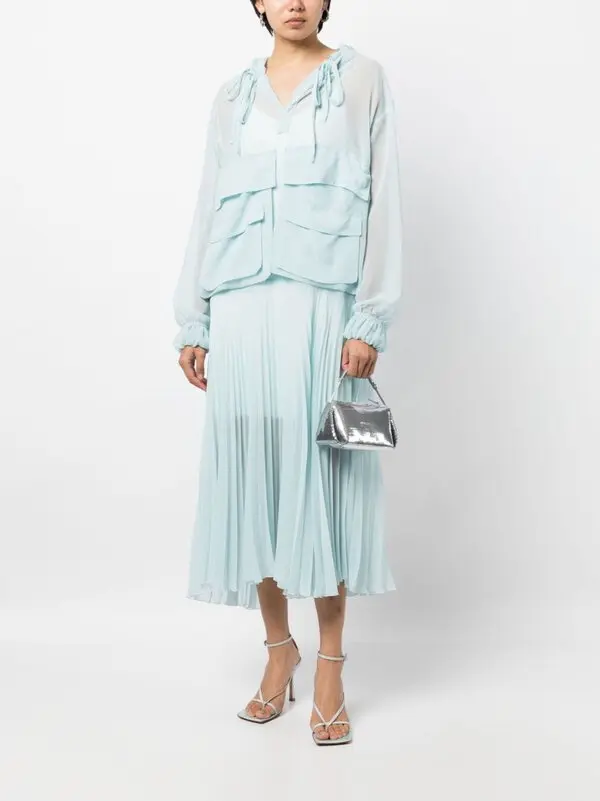 ACT Nº1 Pleated Organza Dress