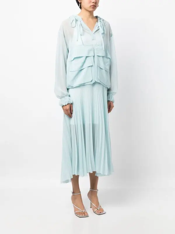 ACT Nº1 Pleated Organza Dress