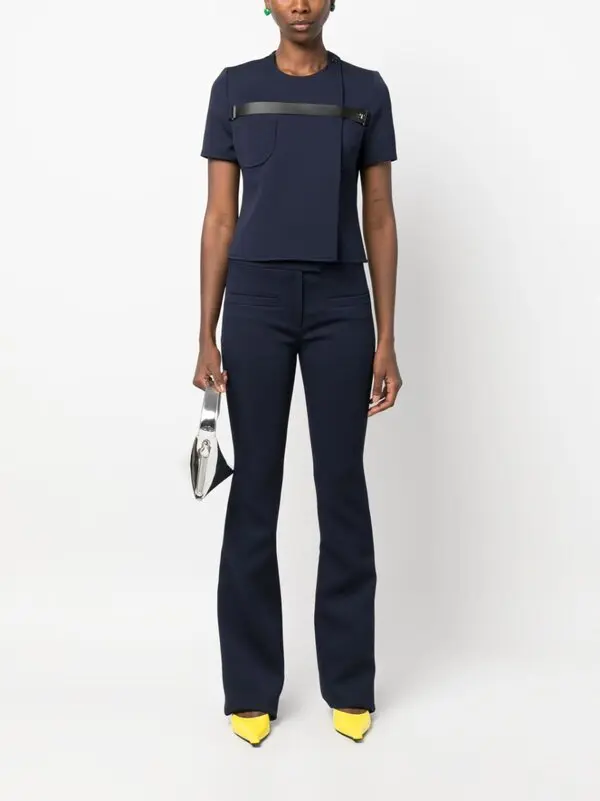COURREGES Flared Trousers - Blue