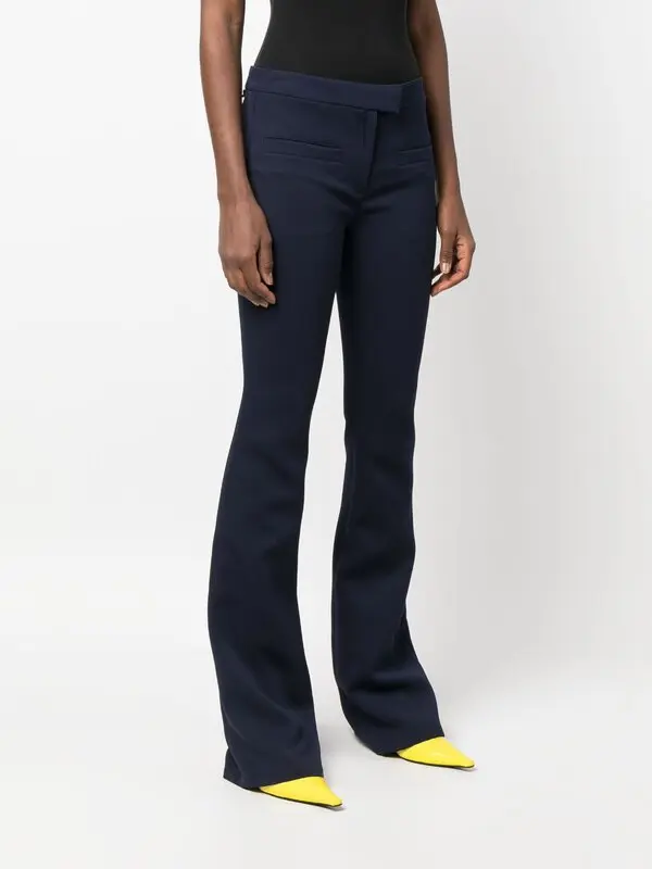 COURREGES Flared Trousers - Blue