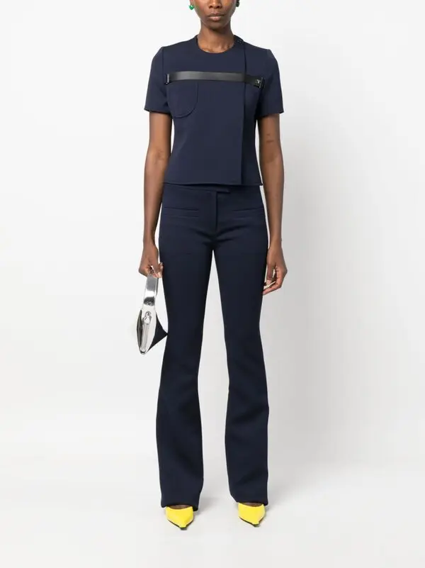 COURREGES Strap-detail T-shirt