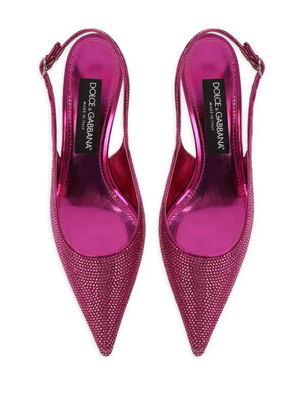 Dolce & Gabbana 60mm Rhinestone-embellished Slingback Pumps