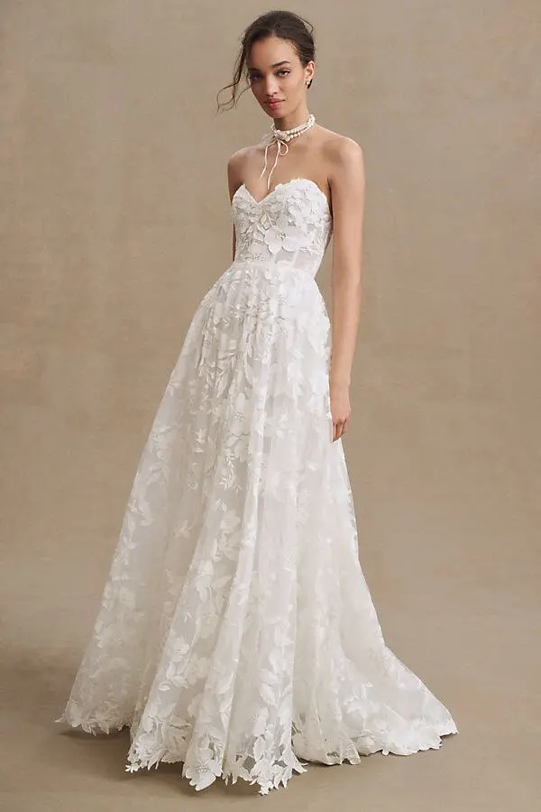 Jenny Yoo Madeline Lace Wedding Gown