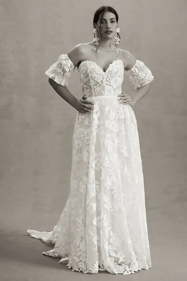 Jenny Yoo Madeline Lace Wedding Gown