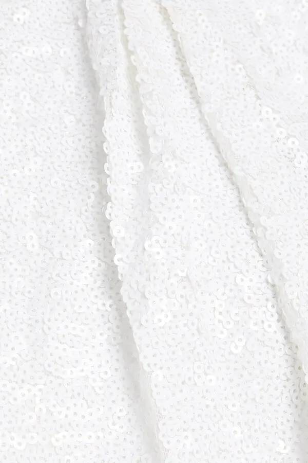 Badgley Mischka Sequined Mesh Gown