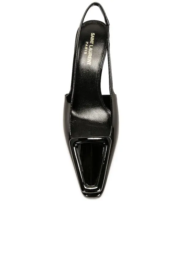 Saint Laurent 24 Slingback Pump - Nero