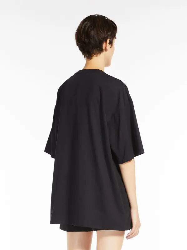 Max Mara Cotton T-shirt With Wegman Print