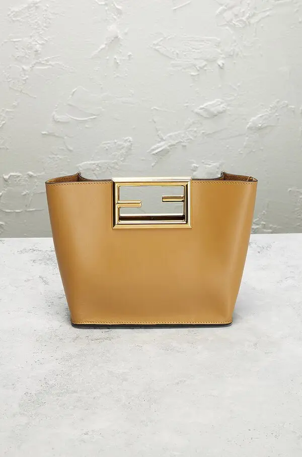 Fendi Way Tote Bag - Brown