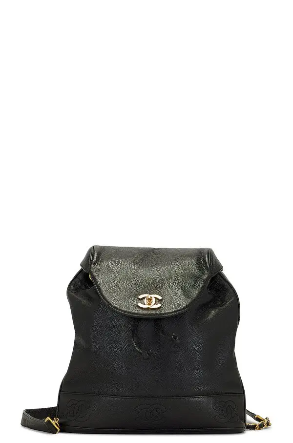 Chanel Vintage Triple Cc Backpack