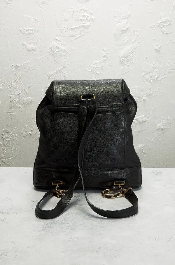 Chanel Vintage Triple Cc Backpack