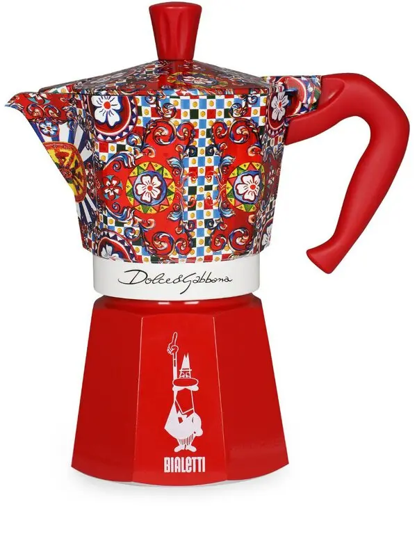 Dolce & Gabbana Moka Large Expresso Coffee Maker - Red