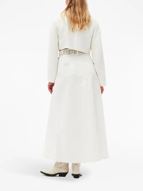 GANNI Slub Cropped Jacket